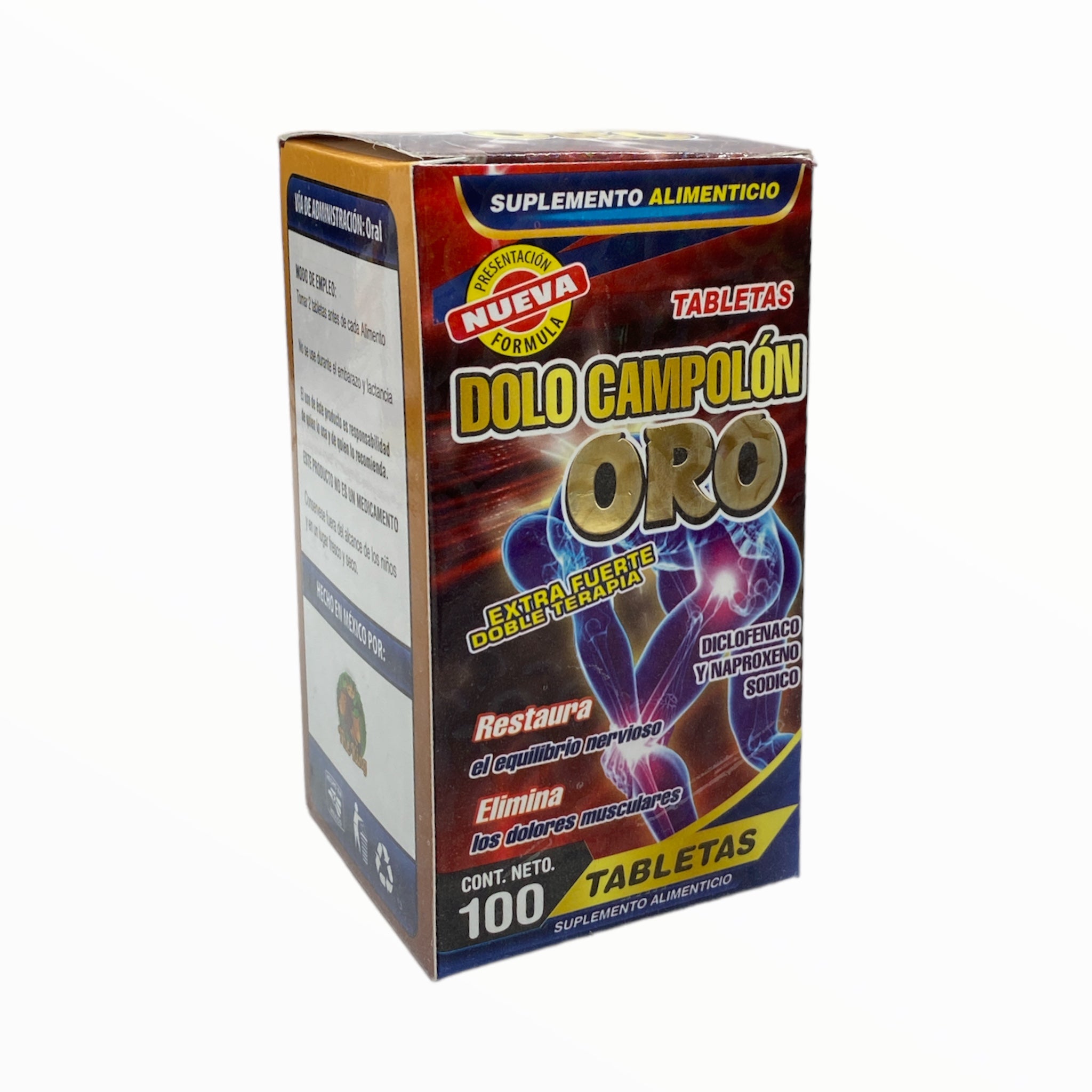 Dolo Campolón Oro 100 cápsulas The King | NatuZem