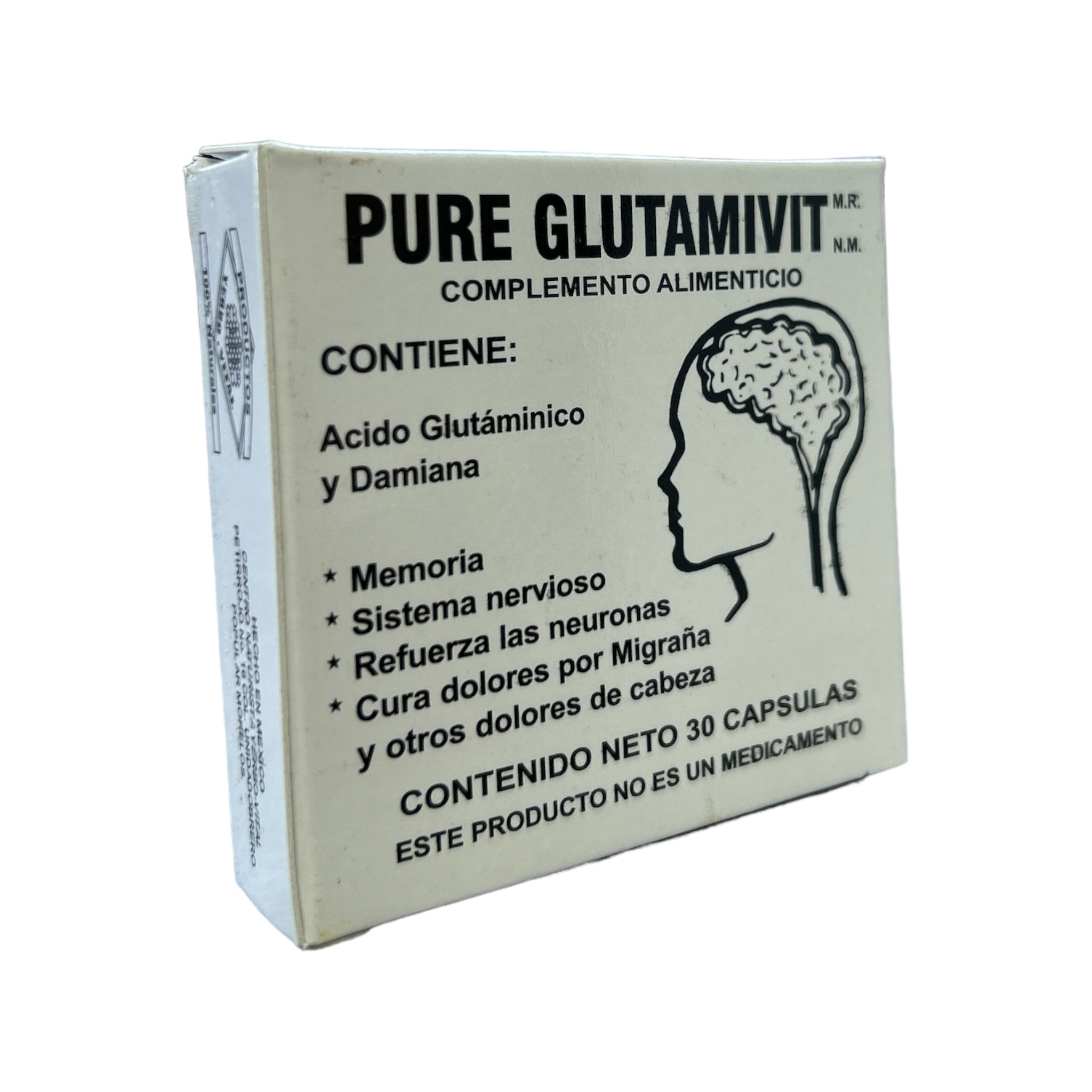 Pure Glutámico 30 capsulas Sonora Glutamivit | NatuZem