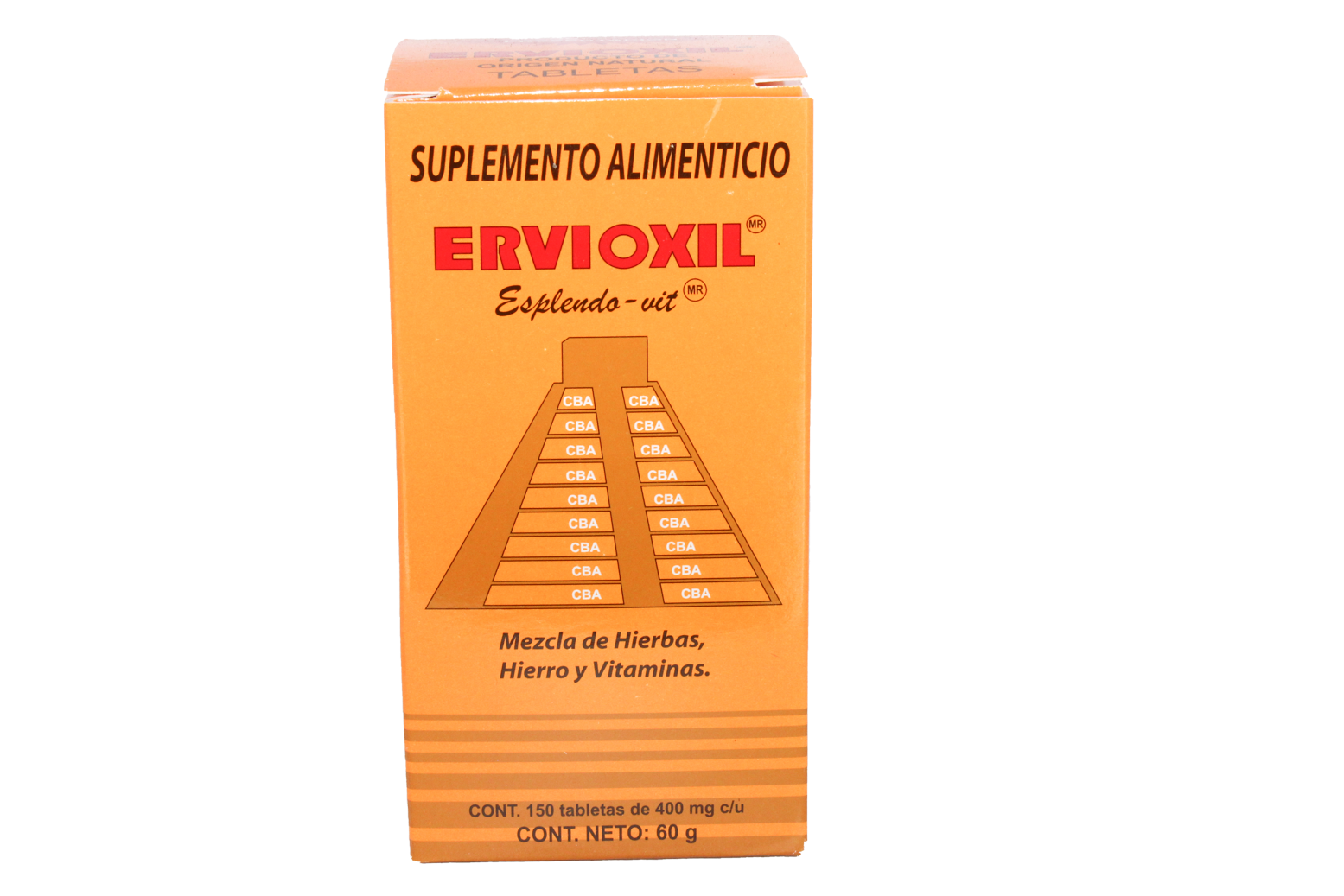 Ervioxil Esplendo-Vit Suplemento 150 tabletas | NatuZem