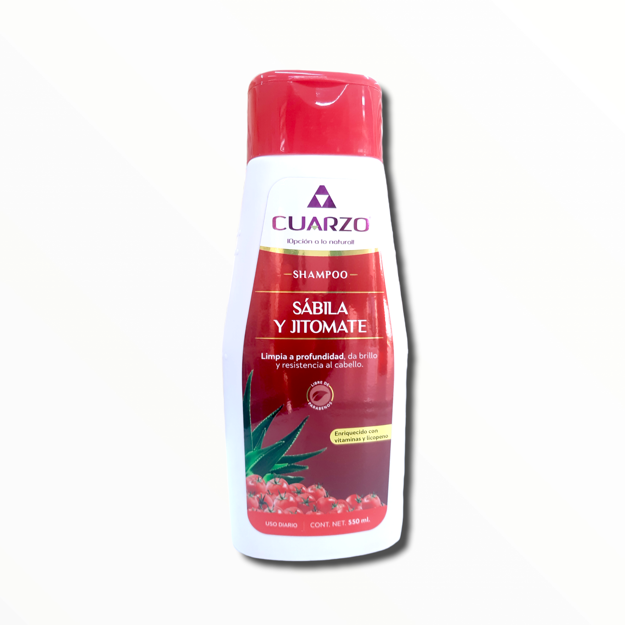Aloe Vera and Tomato Shampoo 500 ml Quartz | NatuZem