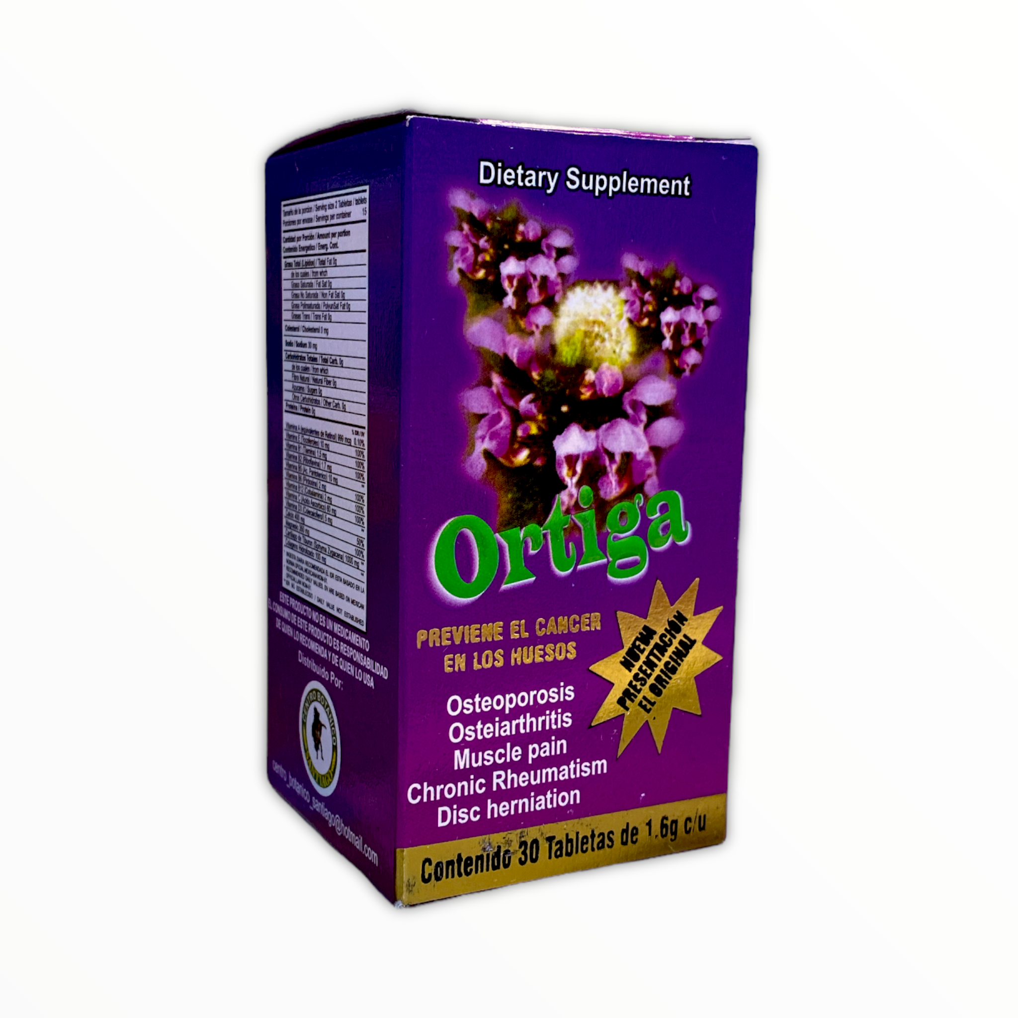 Ortiga Morada 30 tabletas | NatuZem