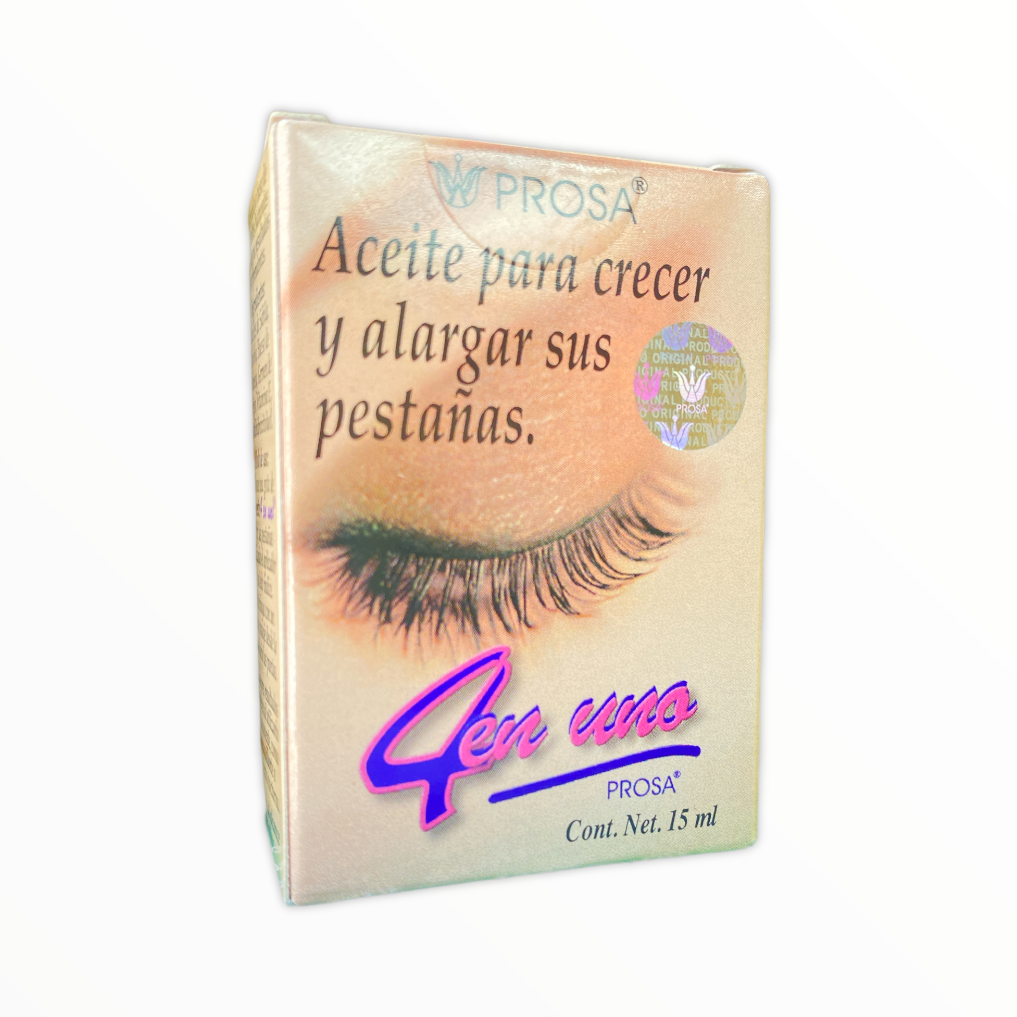 Oil to grow eyelashes 4 in one 15 ml Prosa | NatuZem