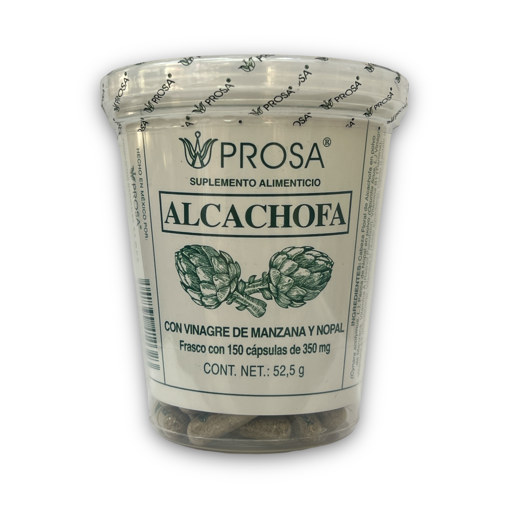 Alcachofa 150 cápsulas Prosa | NatuZem