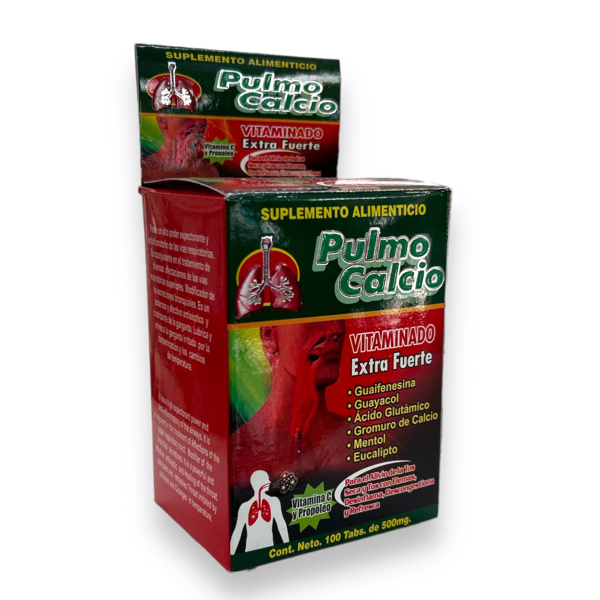 Pulmo Calcium Food Supplement 100 tablets | NatuZem