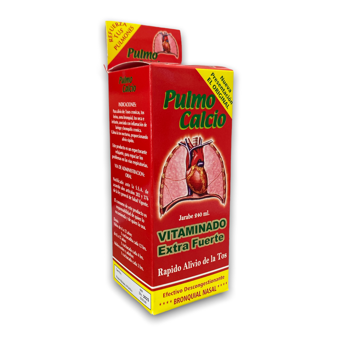 Pulmo Calcium Vitamin Syrup Extra Strong 240 ml | NatuZem