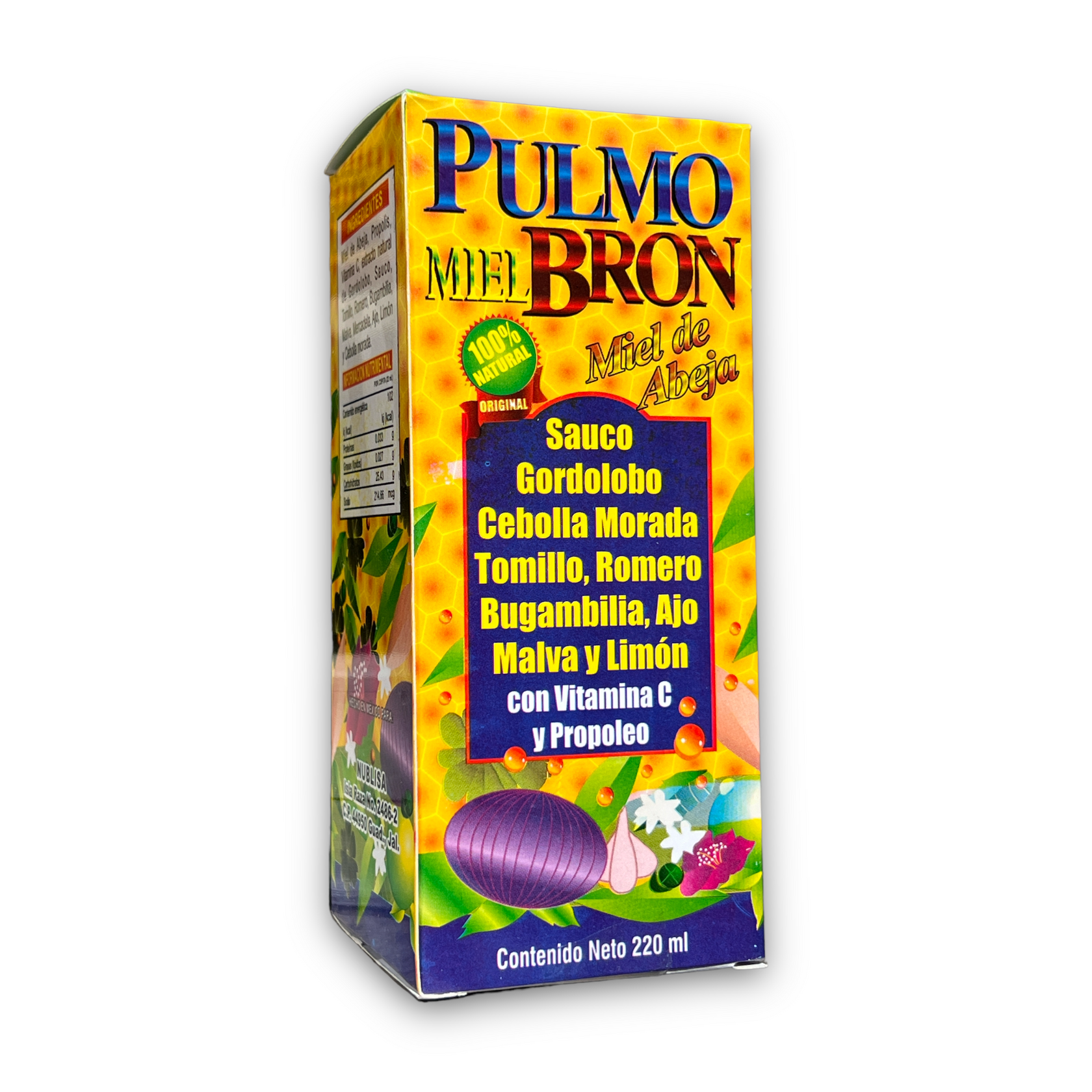 Jarabe Pulmobron 220 ml Grupo Omega 2000 | NatuZem