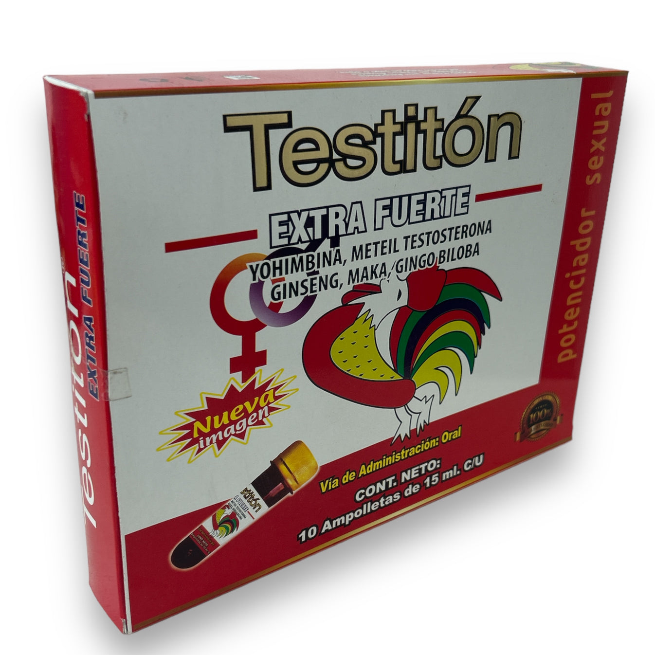 Testitón Extra Fuerte 10 ampolletas The King | NatuZem